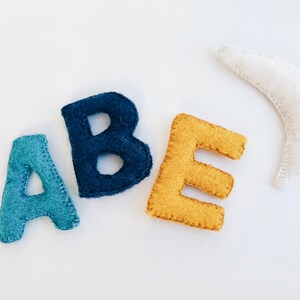 Handstitched Wool Felt Letters & Shapes - Etsy
