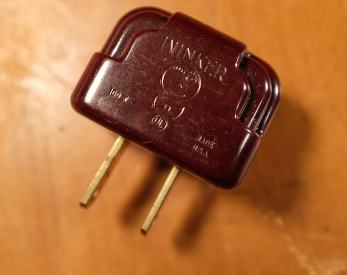 Vintage winker Flasher Plug, Bakelite - Etsy
