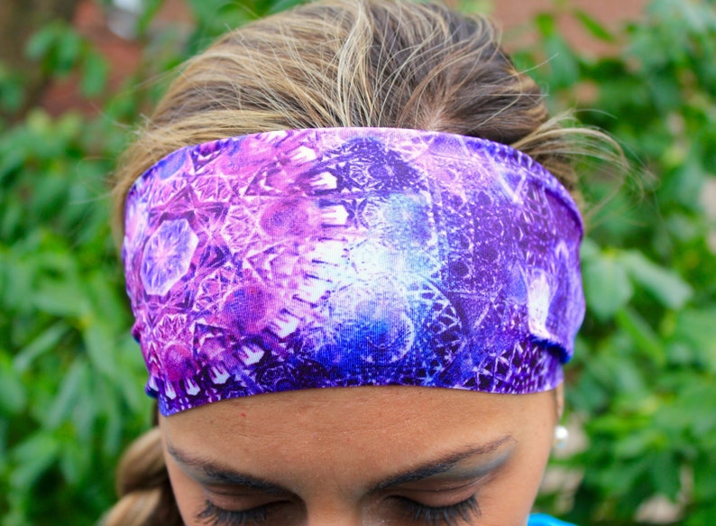 Flat Wide Headbands Lime Green Only Yoga Headband Workout Etsy