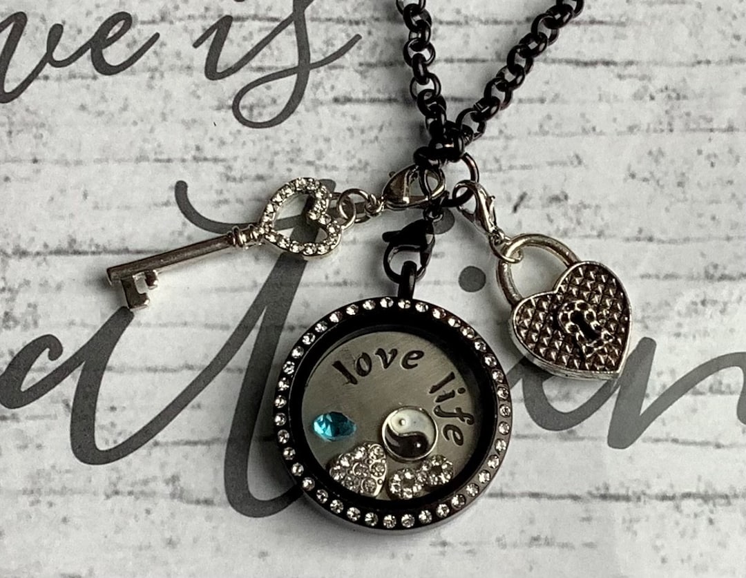 Memory Locket, Floating Locket, Personalized Gift, Locket in Memory of ...