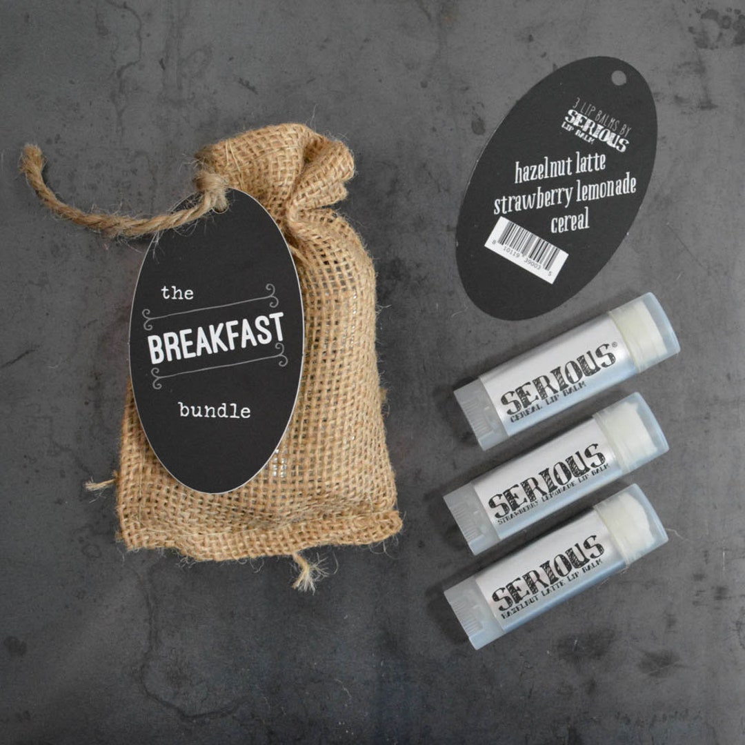 The Breakfast Serious Lip Balm Bundle - 3pack - Etsy