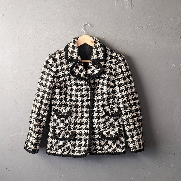 Houndstooth Jacket - Etsy