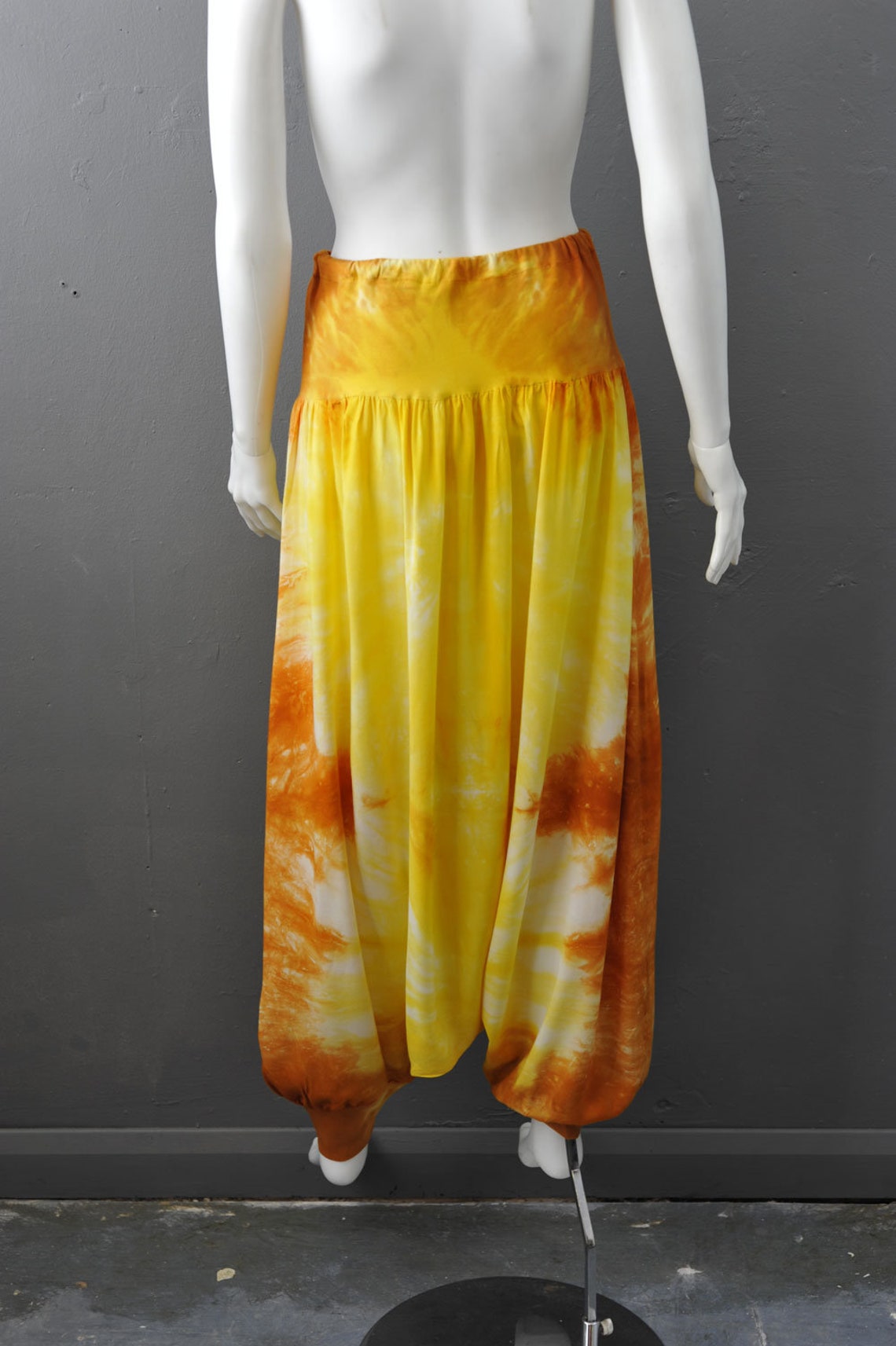 Vintage Hammer Pants Tie Dye Harem Trousers 90s Acid Rave - Etsy