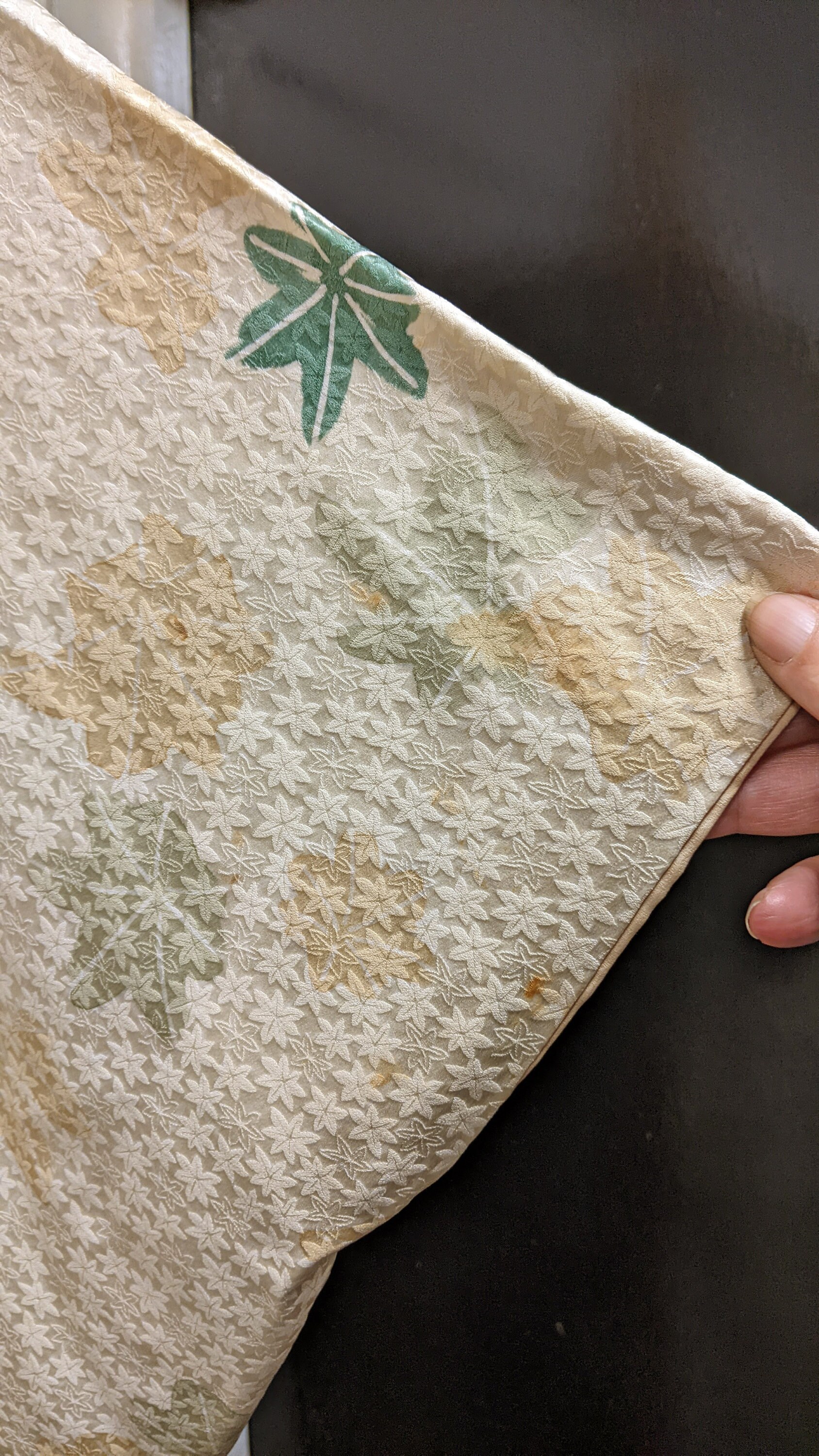 Vintage Maple Leaf Kimono, Japanese Kaede Late Summer Robe - Etsy