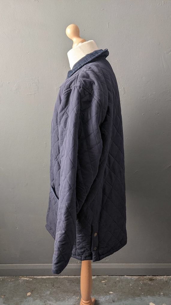 90s Quilted Liner Coat by Hopkins, Diamond Padded Jac… - Gem
