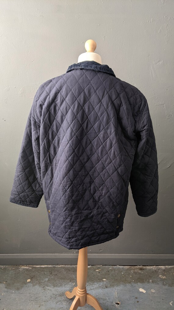 90s Quilted Liner Coat by Hopkins, Diamond Padded Jac… - Gem