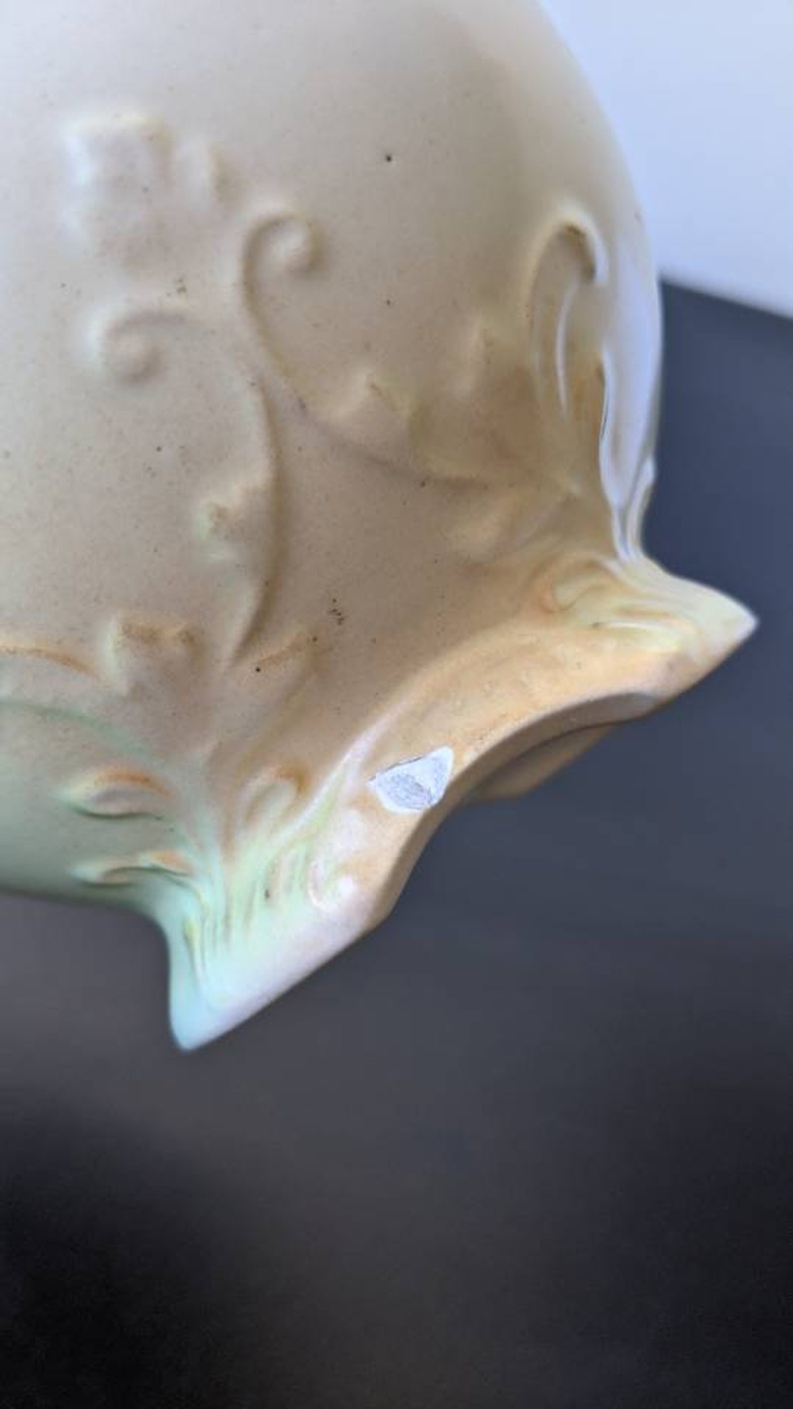 Antique S F & Co Crown Devon Vase, Vellum Blush Ware Rose Pattern, 0522 ...
