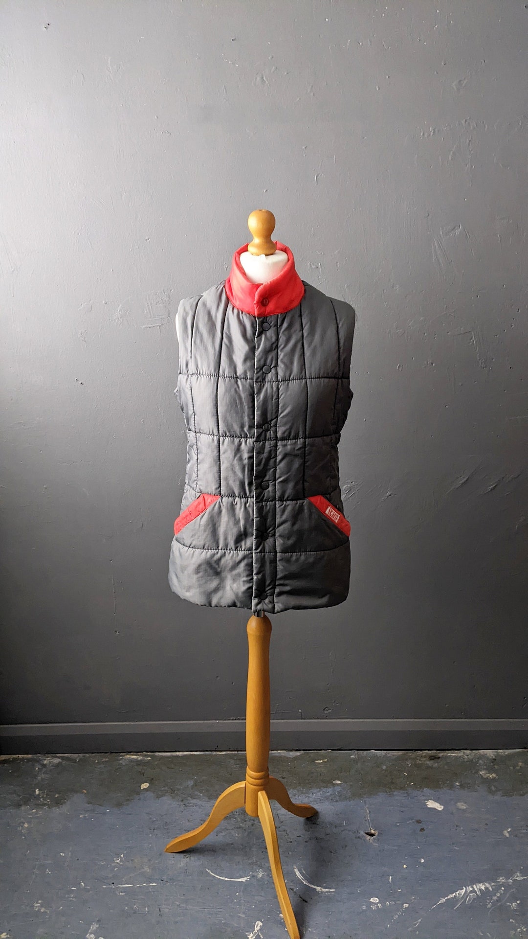 80s Original Puffa Duvet Jacket, Padded Bodywarmer Vest, Size Medium - Etsy