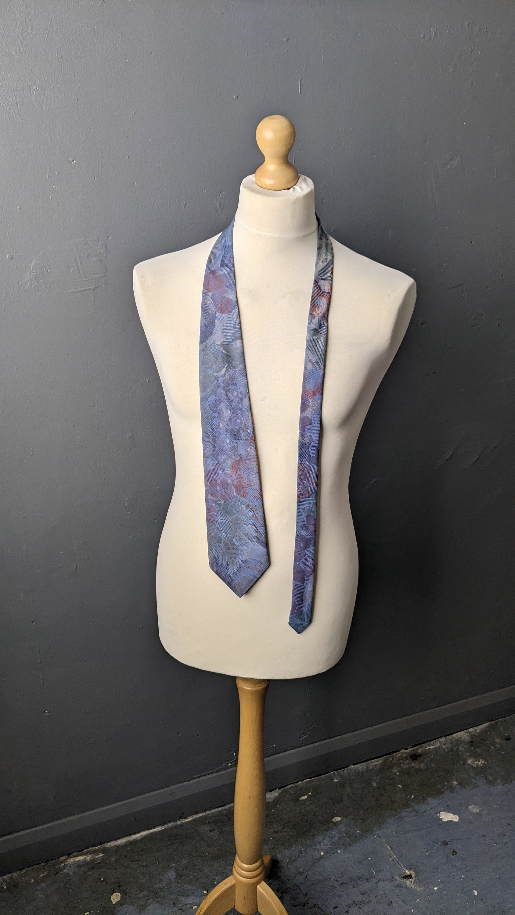 80s Abstract Pastels Tie, Canda Modernist Necktie - Etsy
