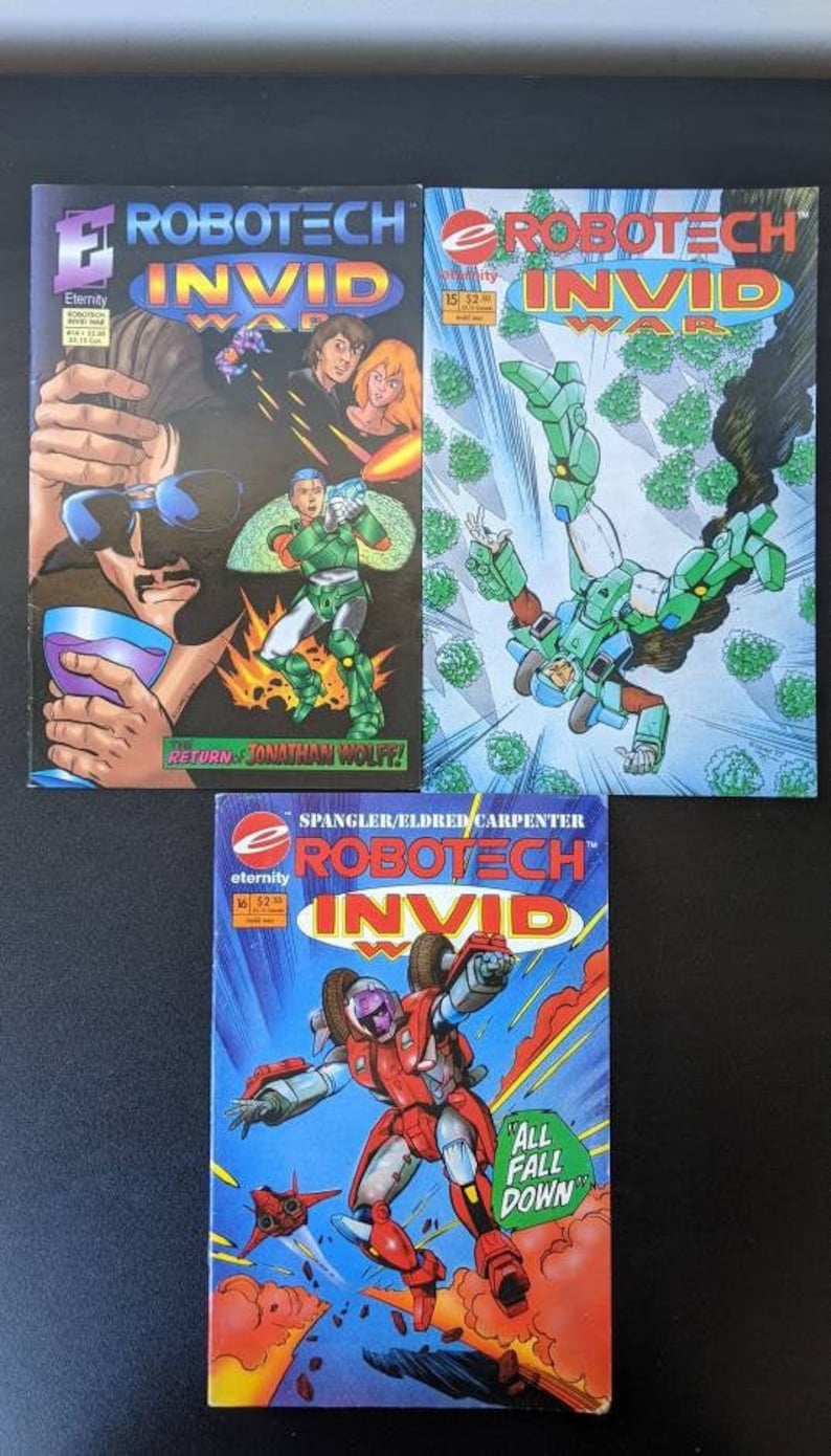 1993 Robotech Invid War by Eternity Comics 90s Anime - Etsy UK