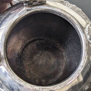 Antique Victorian Spirit Kettle, Silver Plated EPBM Chased Embossed ...