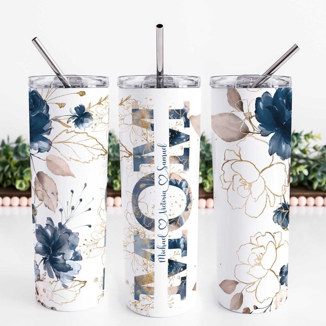 Custom Mom Tumbler Cup 20 Oz Personalized Mom Tumbler - Etsy