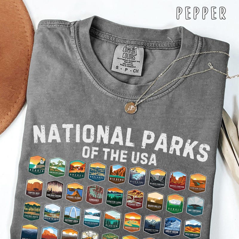 National Park Shirt - Etsy