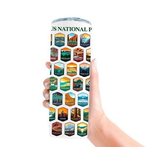 US National Parks Tumbler Cup | 63 US National Parks Gift | National ...