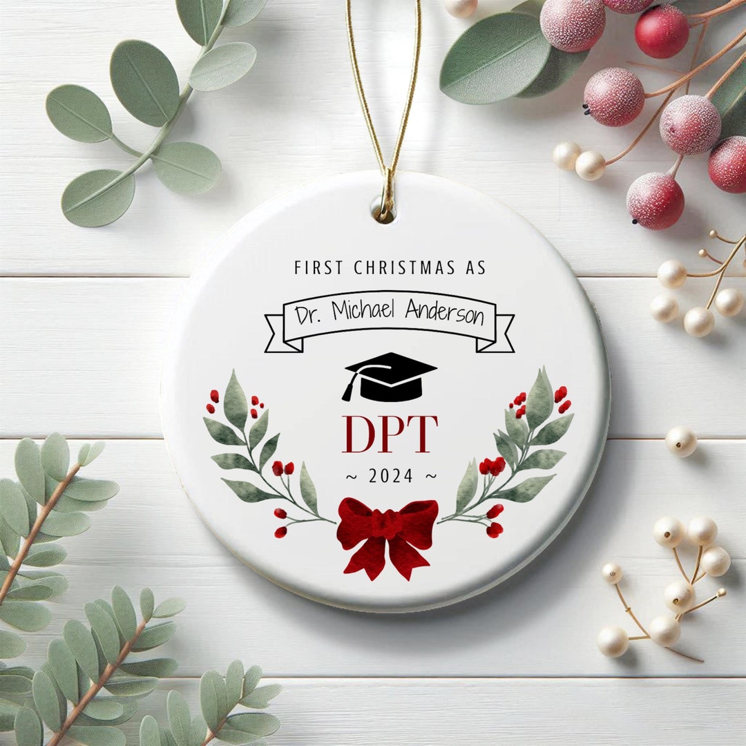 Personalized DPT Graduate Ornament Gift, DPT Therapist Gift, DPT ...