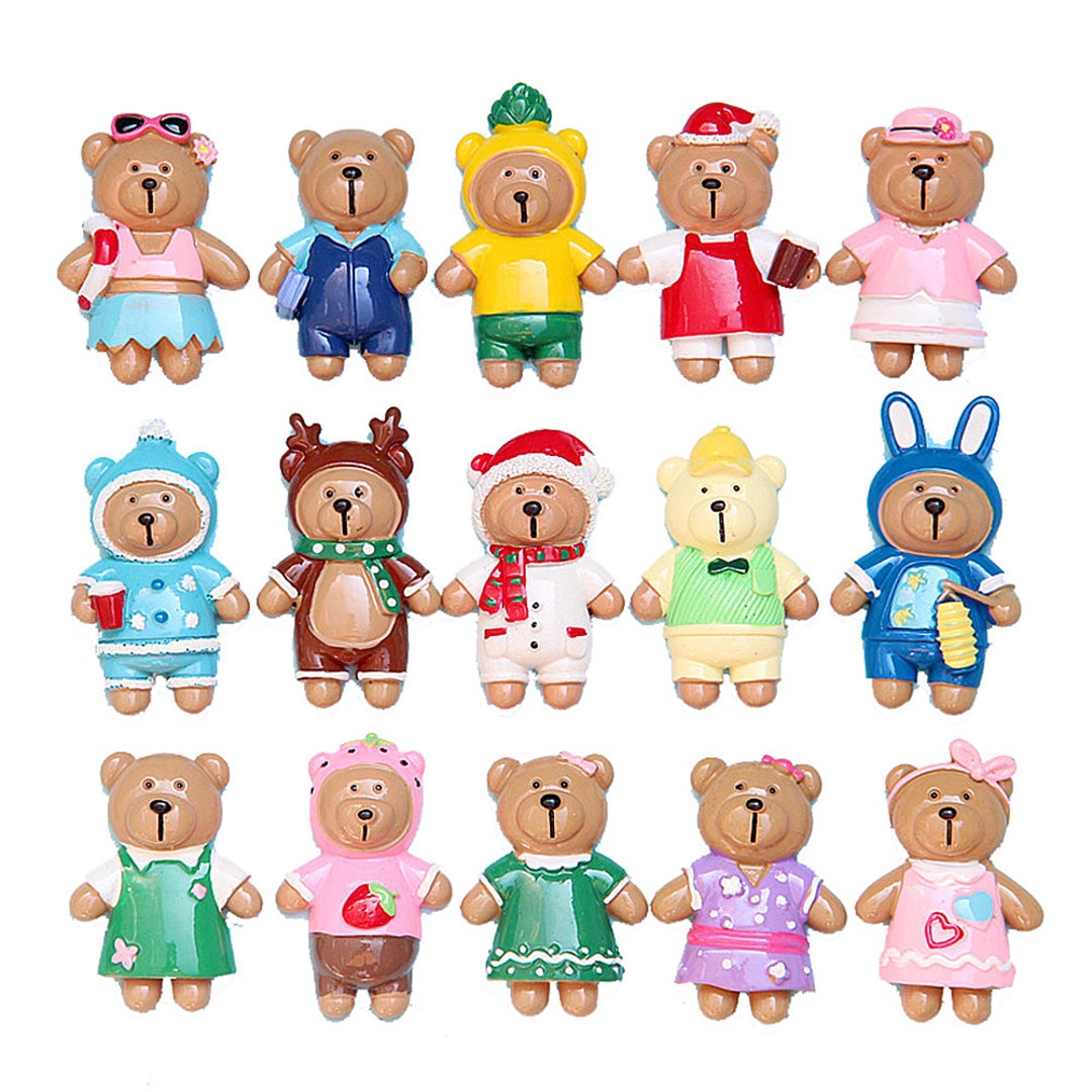 US 15 Pc Slime Bear Cute Stylish Resin Flat Back Jewelry - Etsy.de