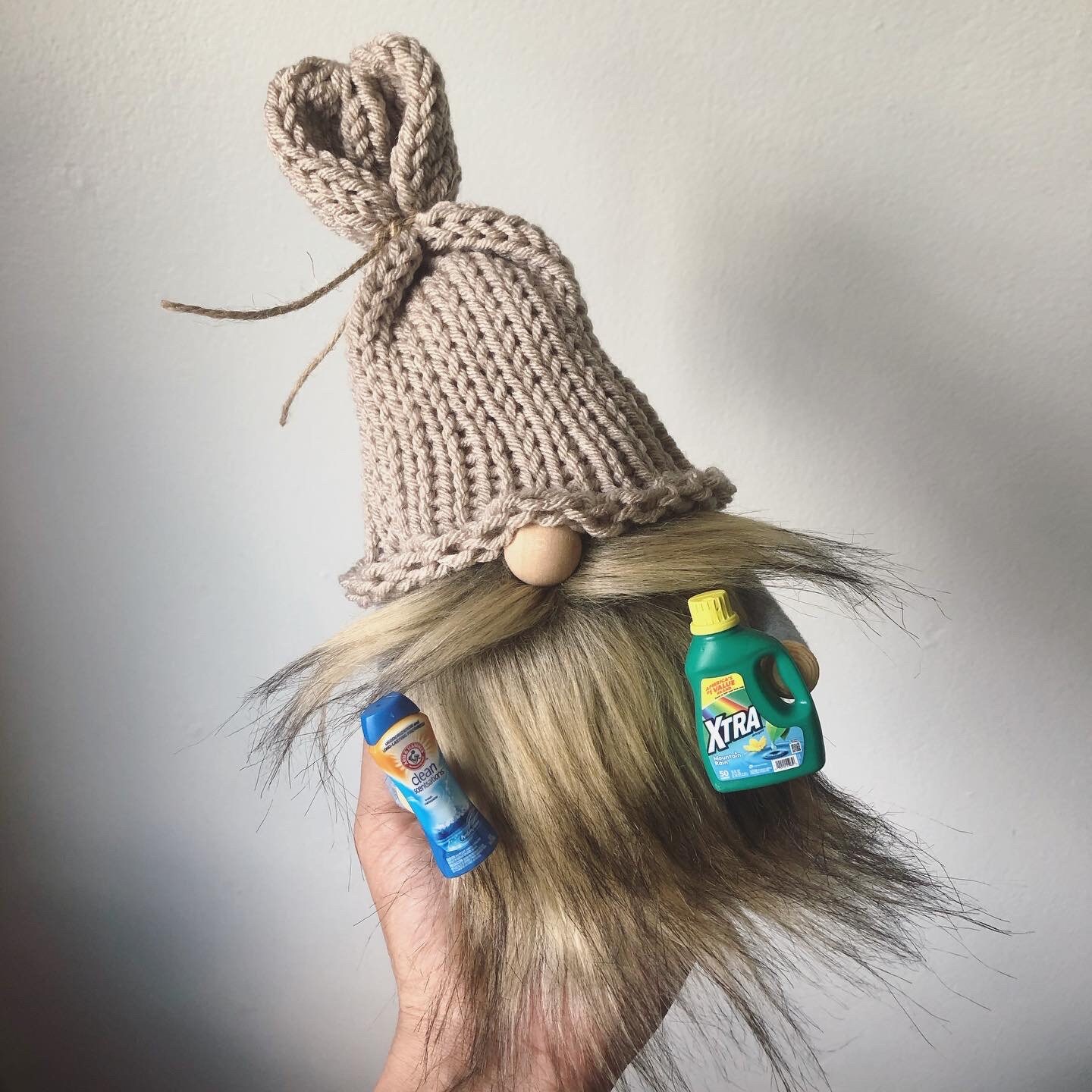 Laundry Gnome / Gnomes / Garden Gnomes / Unique Gnomes / Knit - Etsy