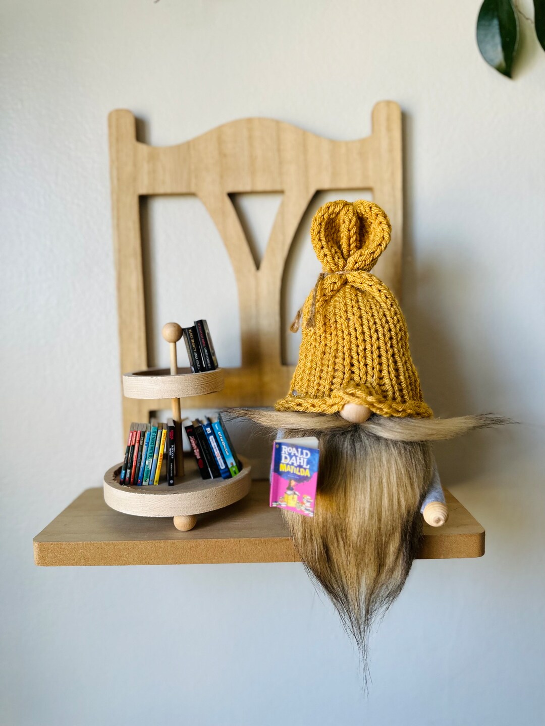 Book Gnome, Teacher Gnome, Library Gnome, Reading Gnome, Gnome Gift ...