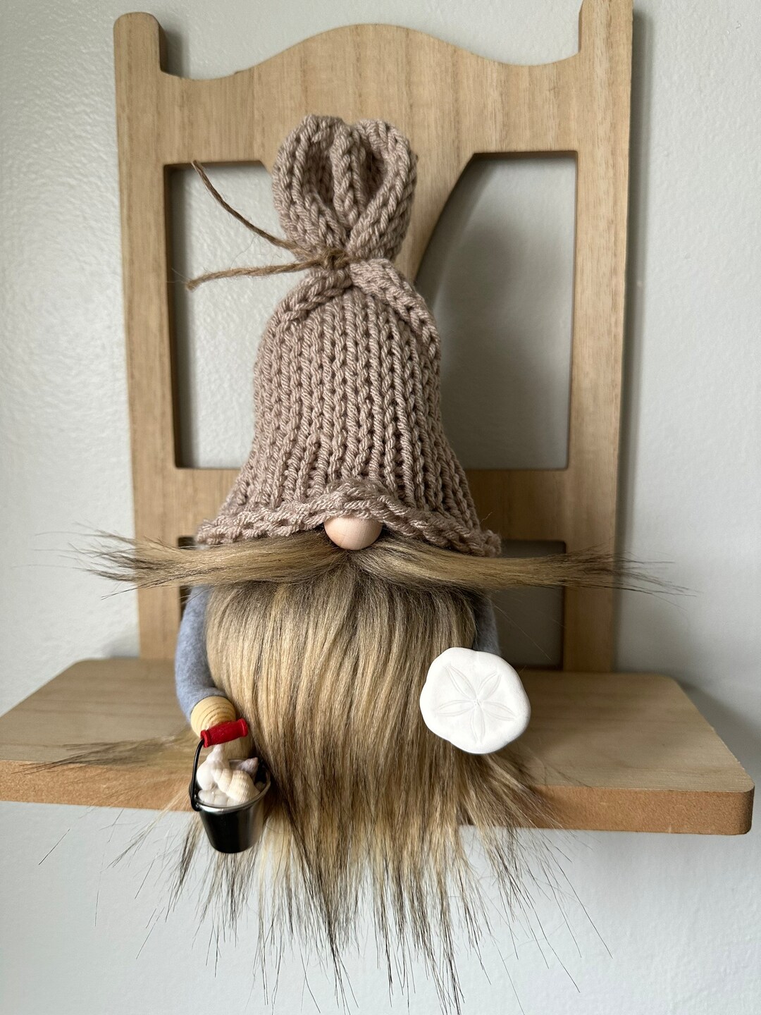 Beach Gnome, Ocean Gnome, Sandollar Gnome, Nautical Gnome, Gnome Decor ...