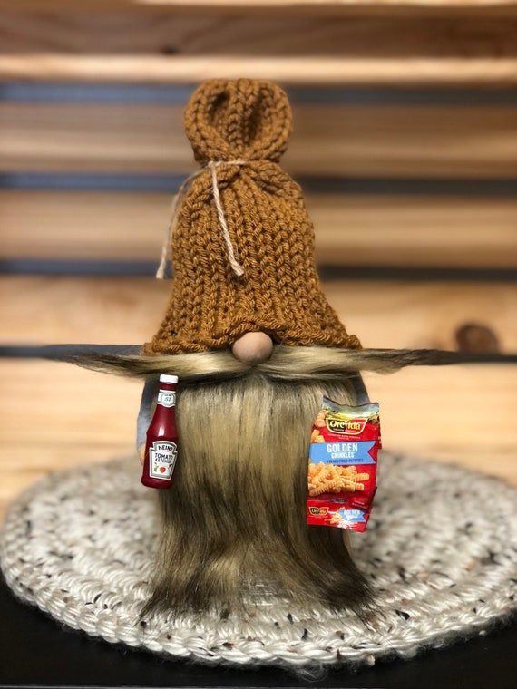 French Fry Gnome Ketchup Gnome Kitchen Gnome Food Gnomes - Etsy