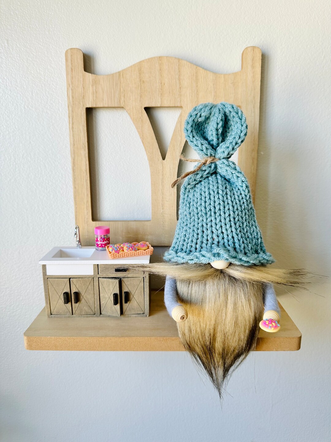 Cookie Gnome, Sugar Cookie Gnome, Baker Gnome, Baking Gnome, Christmas ...