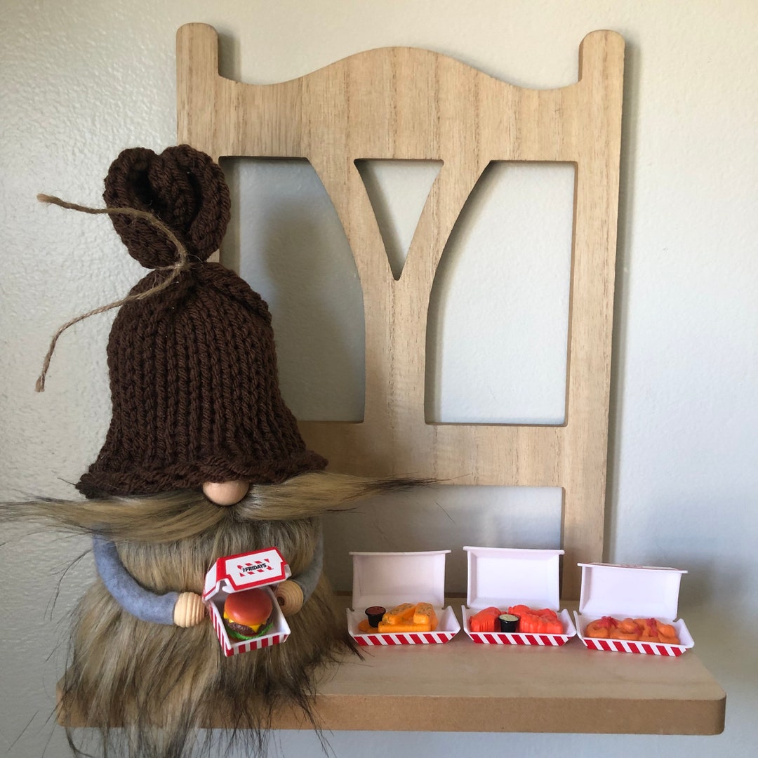 Takeout Gnome, Dinner Gnome, Hamburger Gnome, Mozzarella Stick Gnome ...