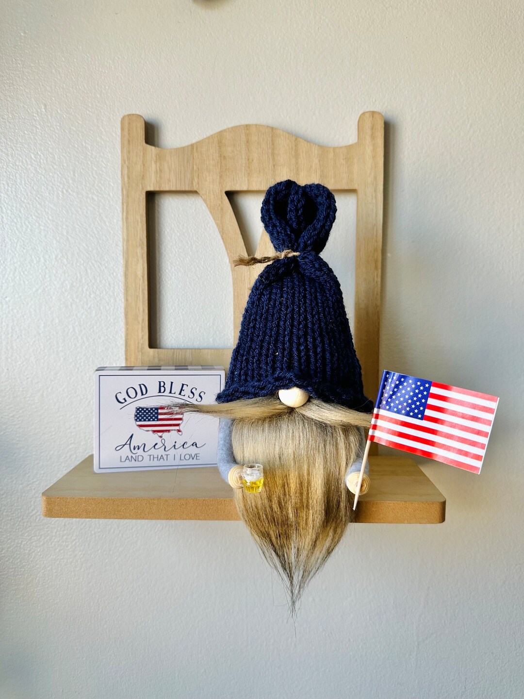 4th of July Gnome, Summer Gnome, Memorial Day Gnome, Veterans Day Gnome ...