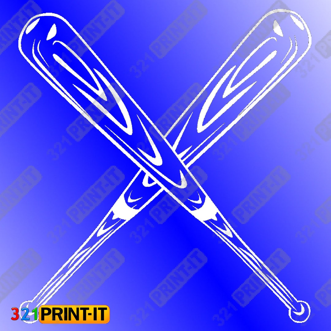 Baseball Bats - Digital File Download Svg Png Pdf Jpg Eps Cricut, Laser ...