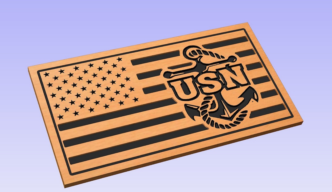 US Navy Digital Flag File - Ai, Dxf, Eps, Jpg and Svg Files for Cnc ...