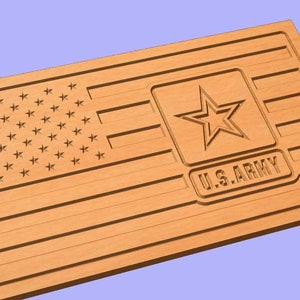 US Army Digital Flag File - Svg, Dxf Files for Cnc Carving - Etsy