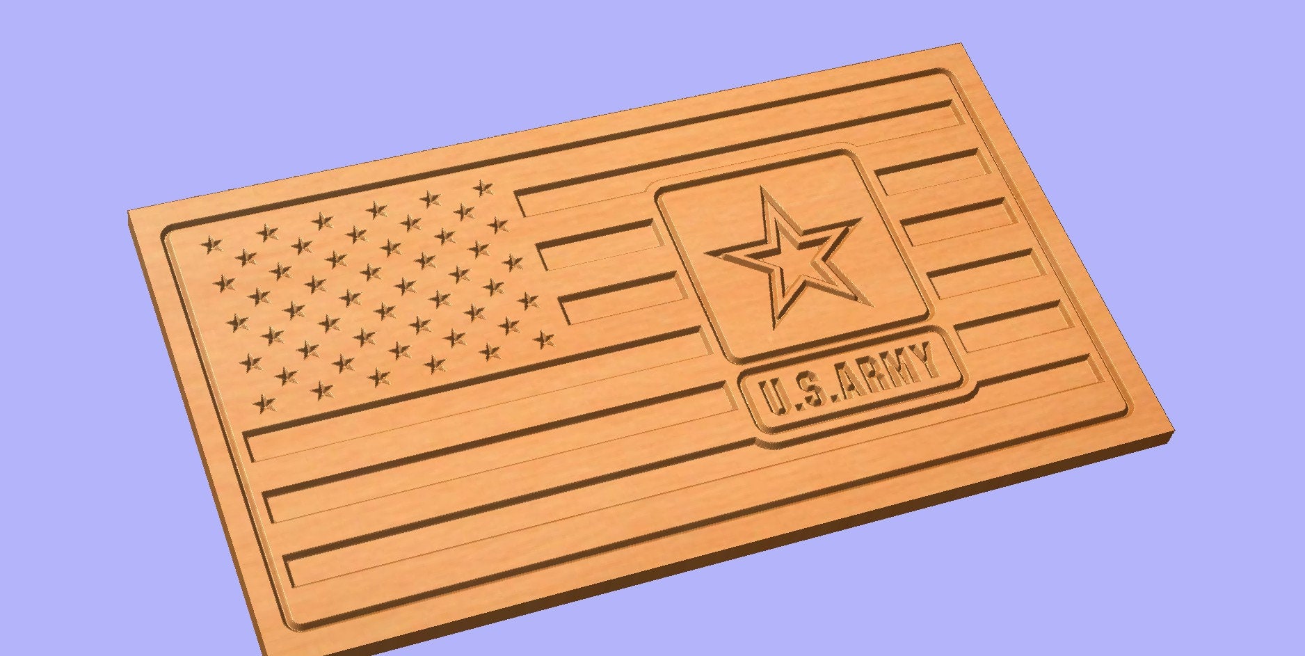 US Army Digital Flag File - Svg, Dxf Files for Cnc Carving - Etsy