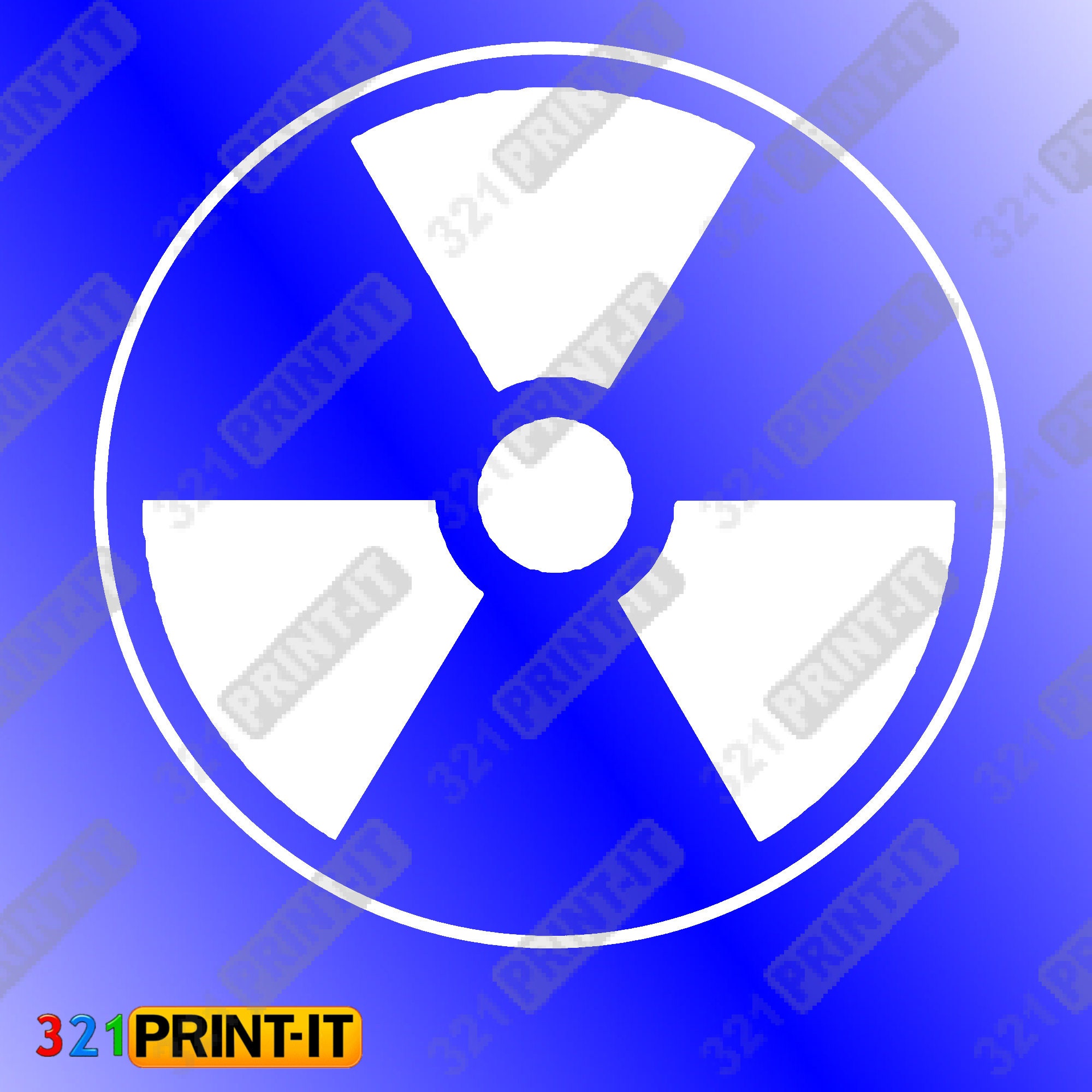 Blue Radiation Symbol