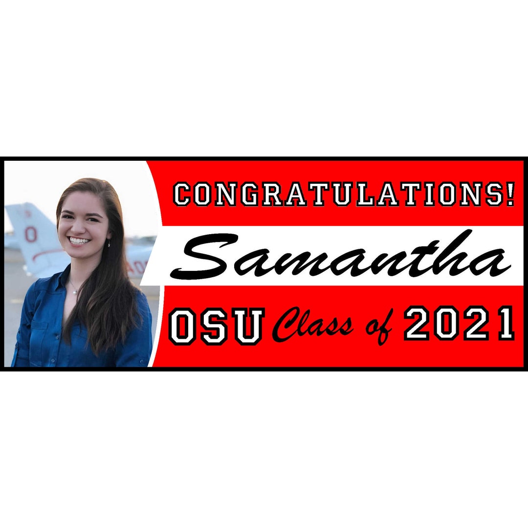 5ft X 2ft Class Of 2023 Graduation Banner High School Or College