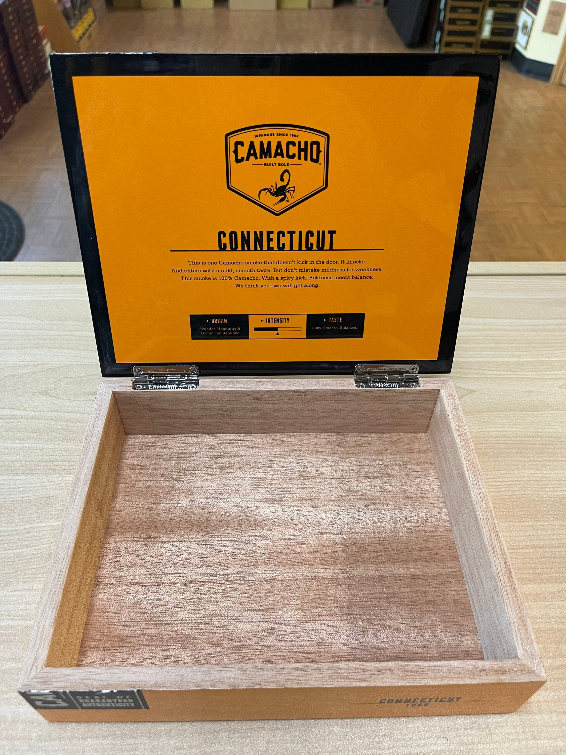 Empty Cigar Box, Camacho Cigar Empty Box, Wooden Box - Etsy