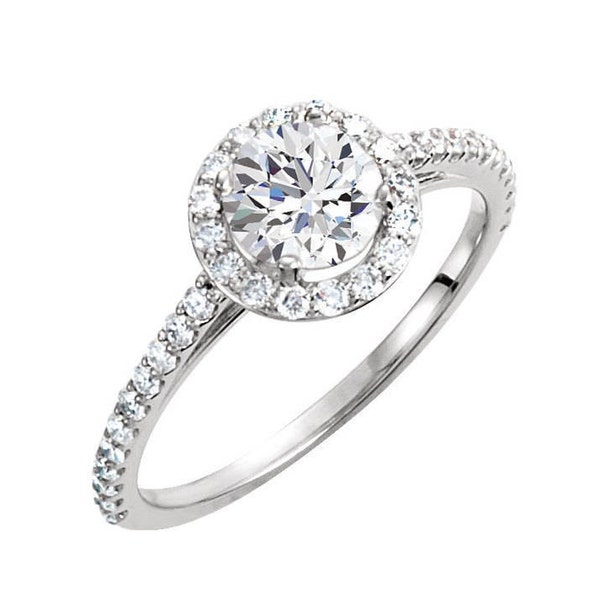 Cz Engagement Ring - Etsy