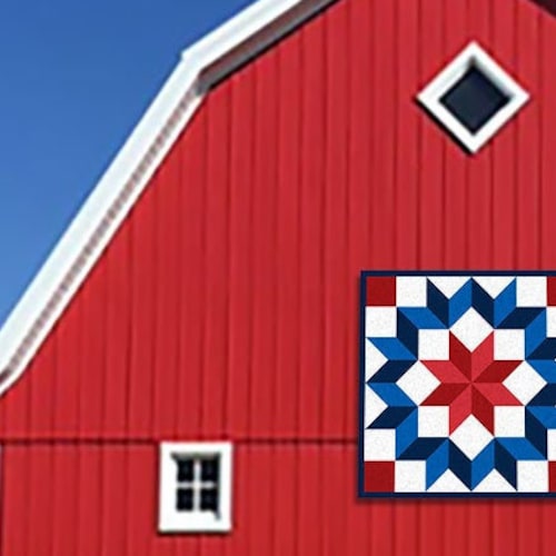 Barn Quilt American Flag - Etsy