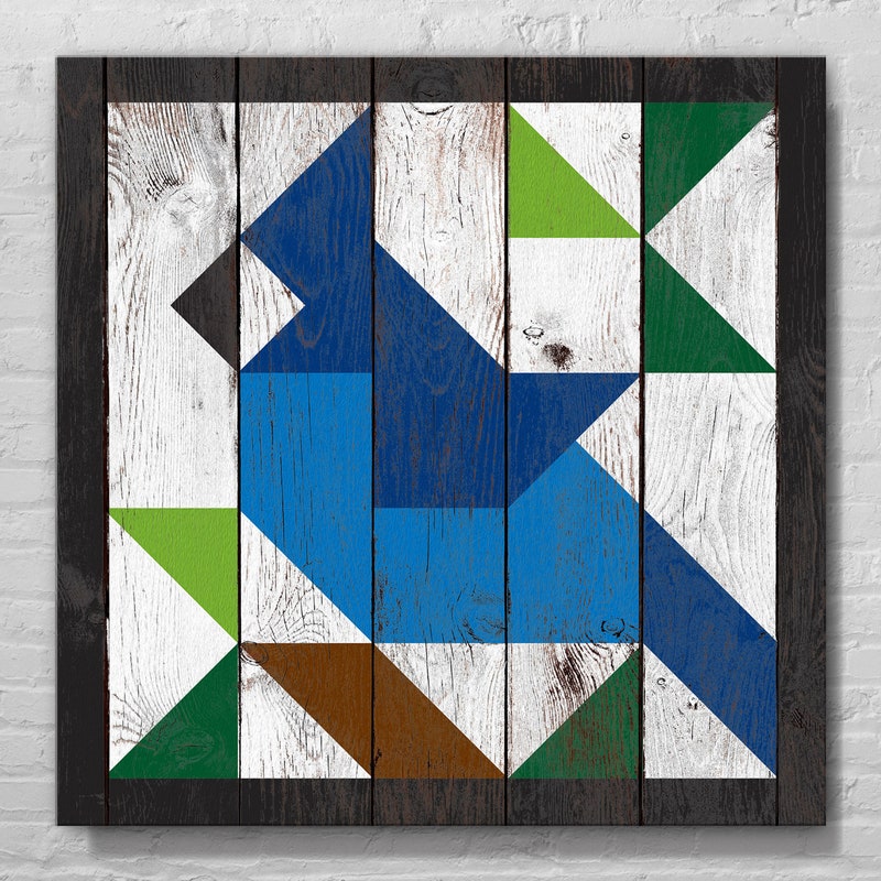 Wood Wall Art Barn Quilt - Etsy