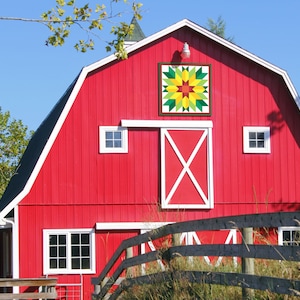 Chickadee Barn Quilt With Wood Effect, Large, Medium, Small, Vinyl on ...