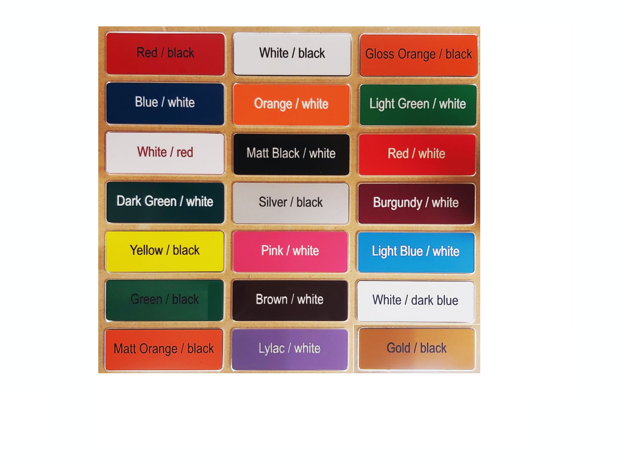 Personalised Acrylic Name Badges With Plastic Safety Pin or - Etsy UK