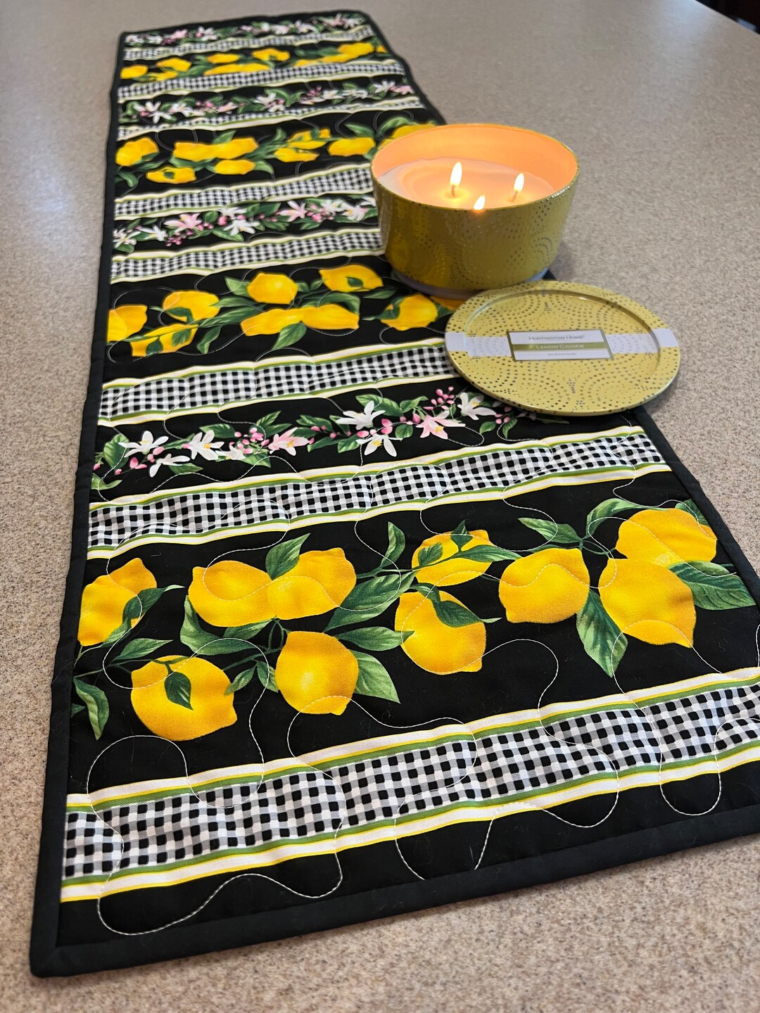 Table Runner - Lemons - Etsy