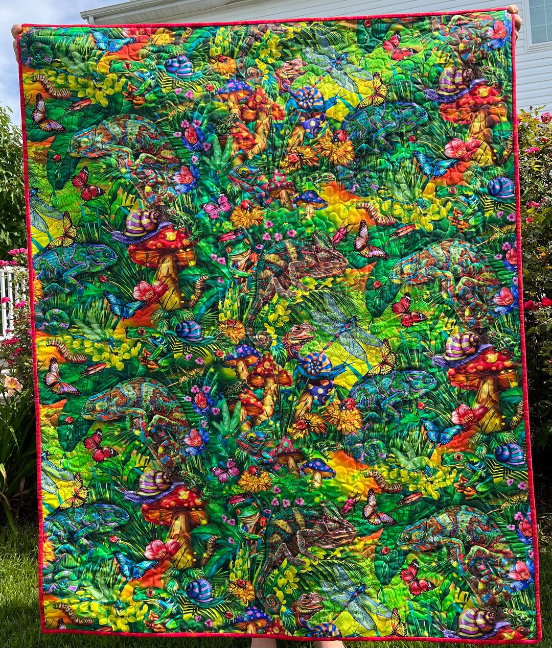 Rain Forest Quilt - Etsy