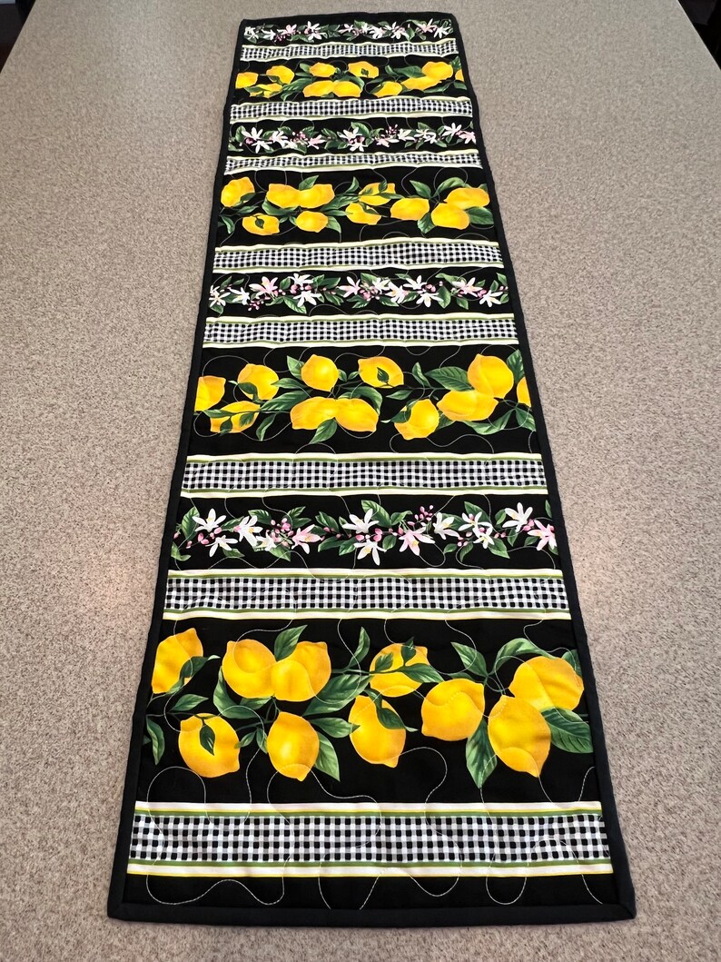 Table Runner - Lemons - Etsy