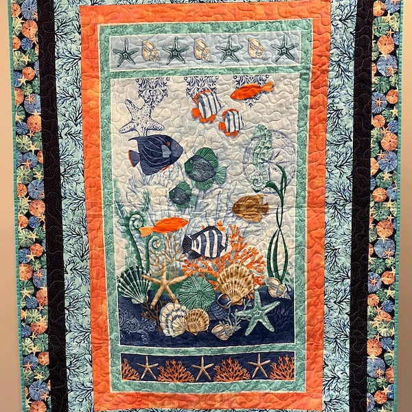 Ocean Quilt - Etsy