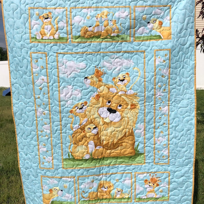 Lion Quilt - Etsy