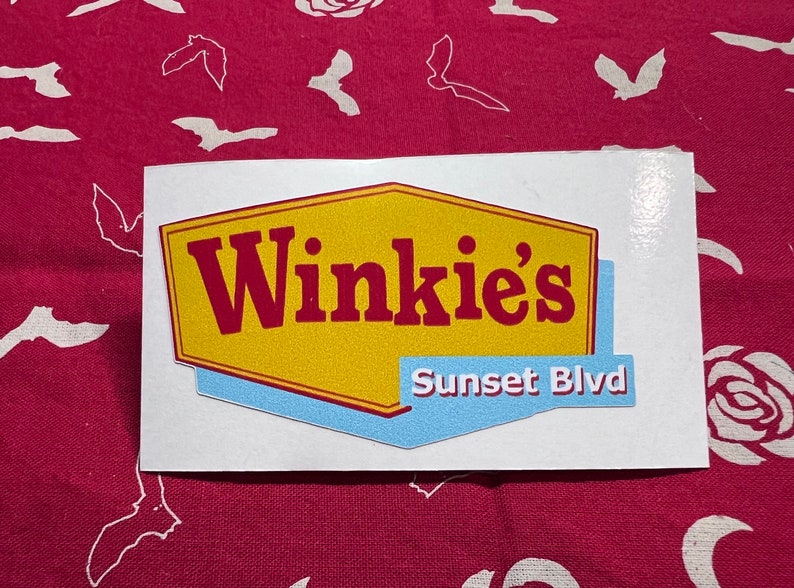 Winkie’s - Mulholland Drive - Sticker - Etsy
