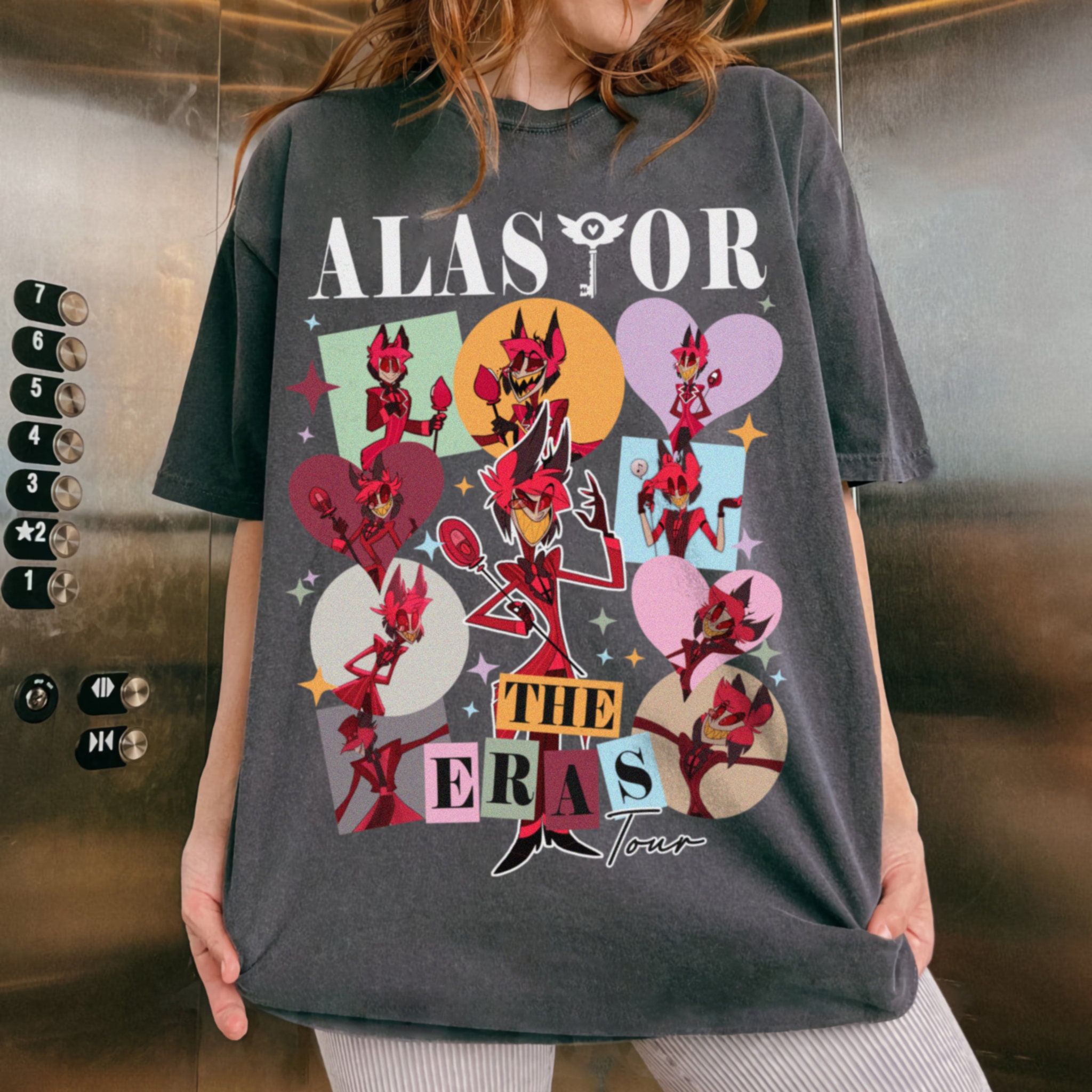 Alastor the Eras Tour Inpired Comfort Colors Shirt, Alastor Demon Shirt ...