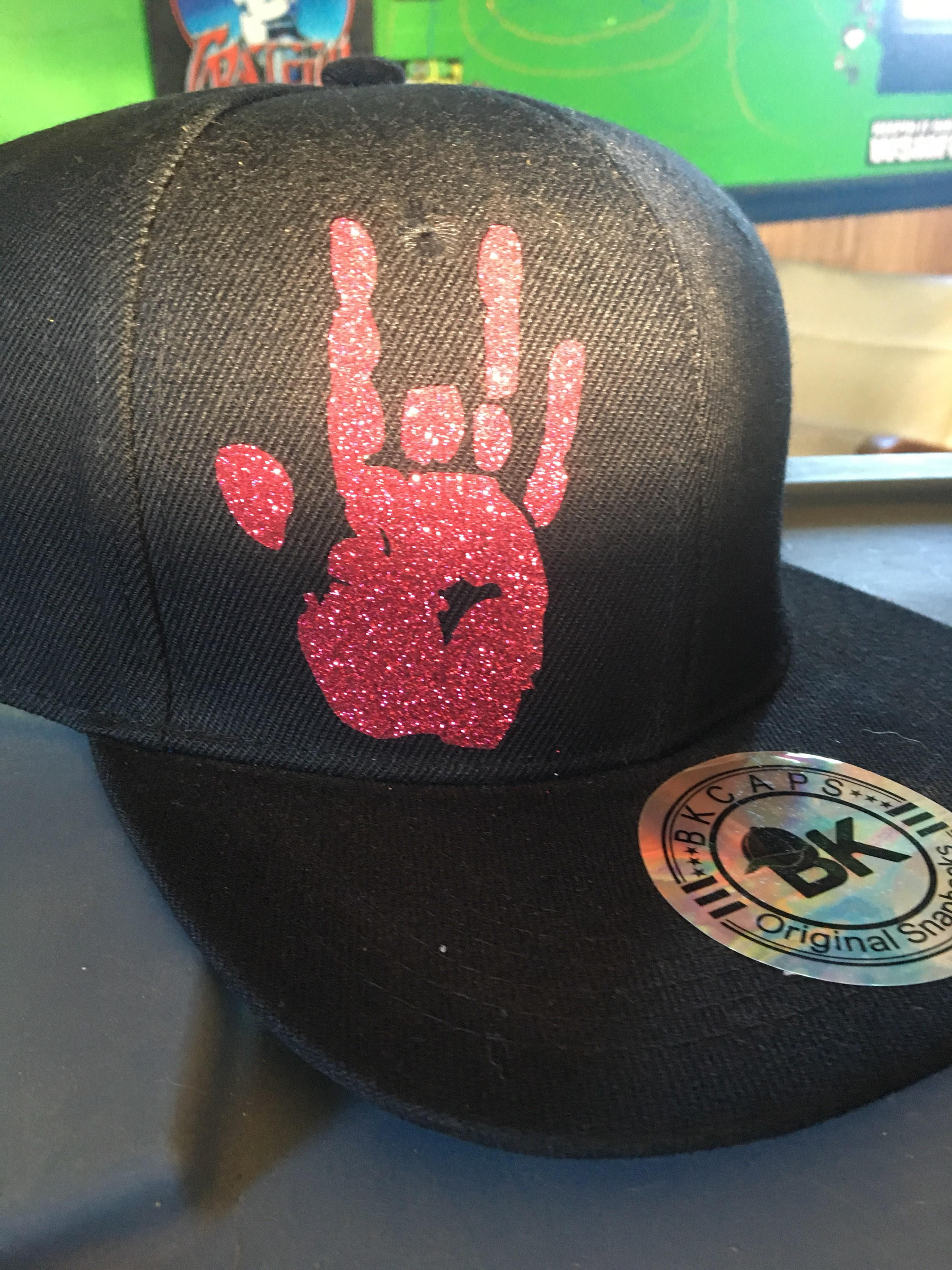 Jerry Garcia Handprint Flatbrim Snapback Hats - Etsy