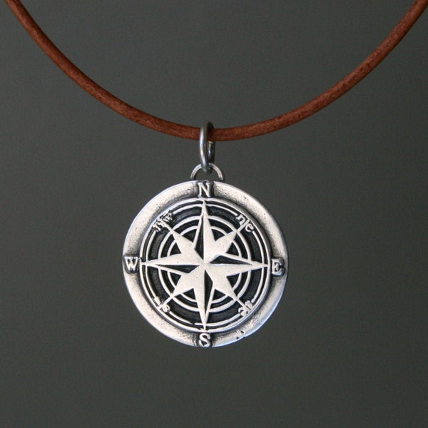 Compass Pendant - Etsy