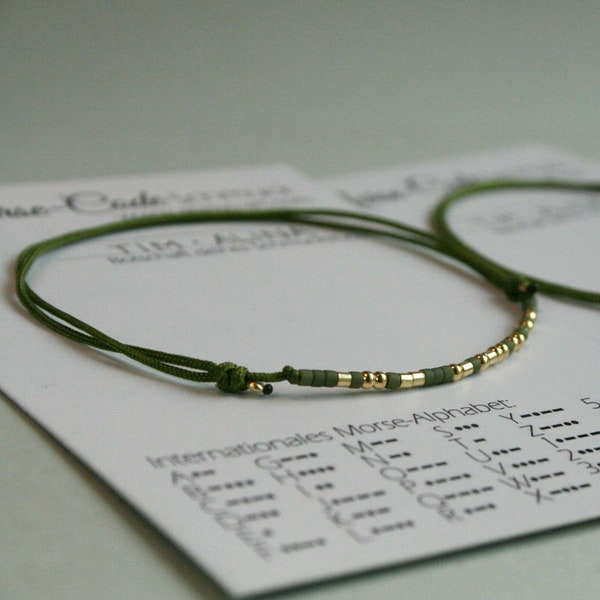 Morse Code Bracelet - Etsy