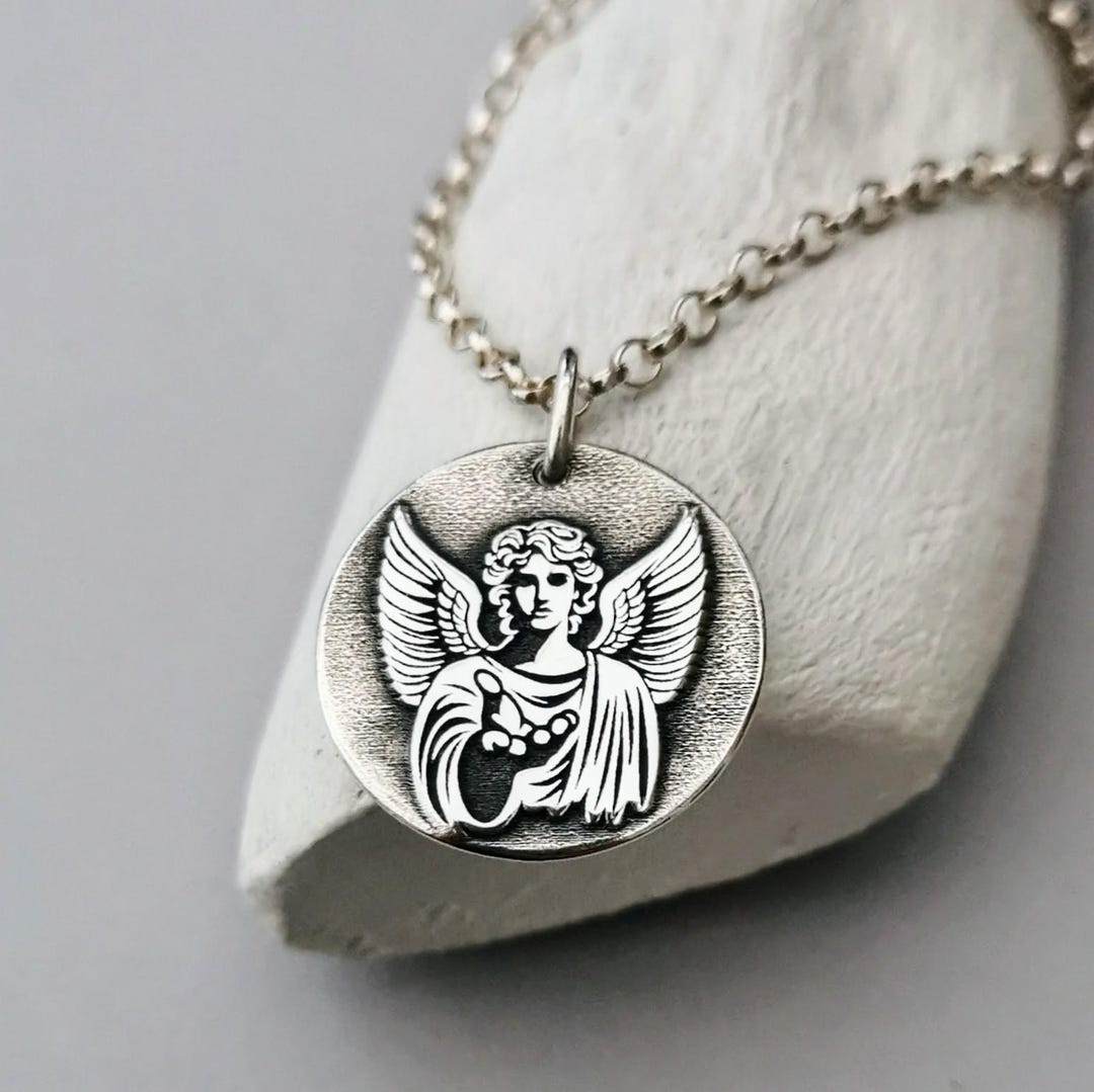 Angel Pendant, Holy Communion, Necklace Pendant, Angel Reaches Out to ...
